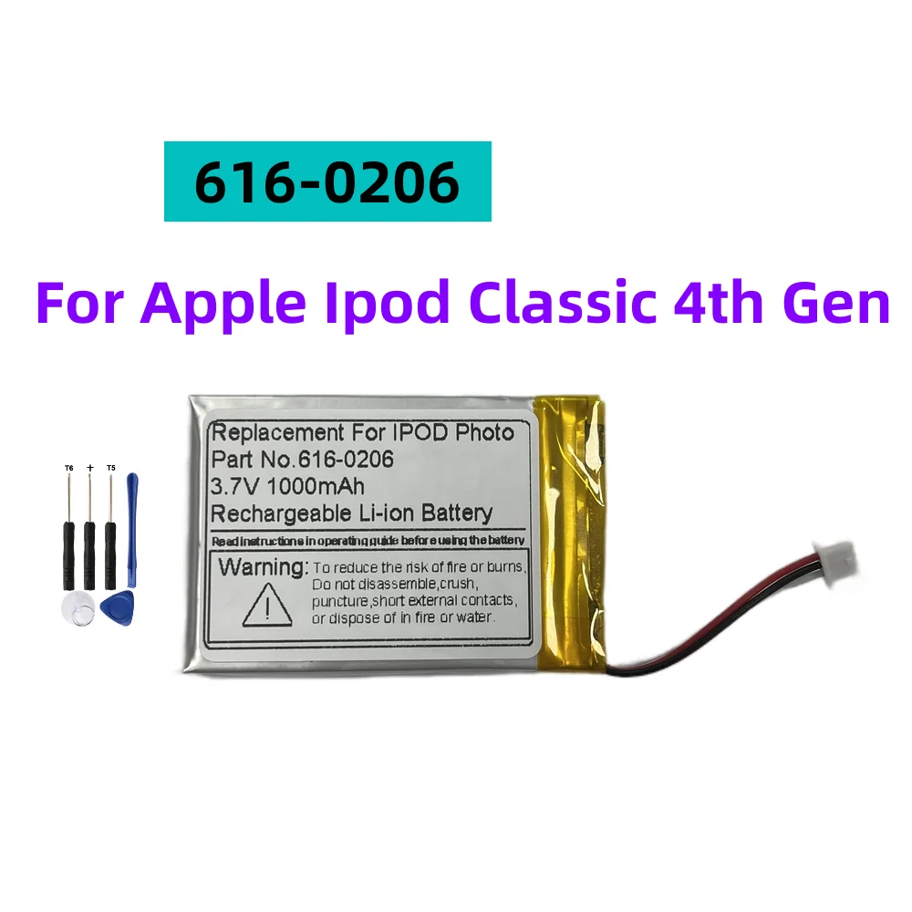 Replacement Battery 616-0206 616-0183 For Apple Ipod Classic 4th Gen ...