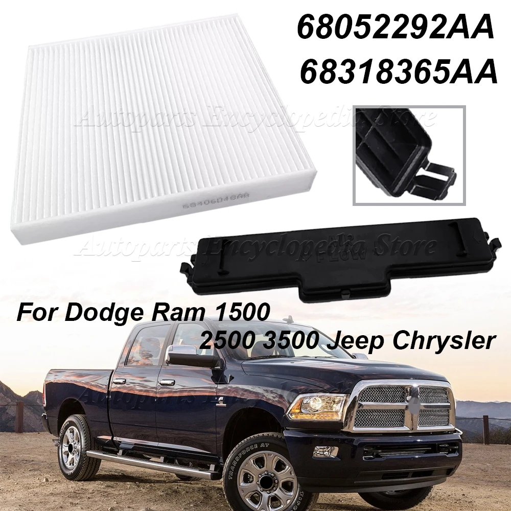 For DODGE RAM 1500 2500 3500 Jeep Chrysler 68318365AA Cabin Air Filter ...