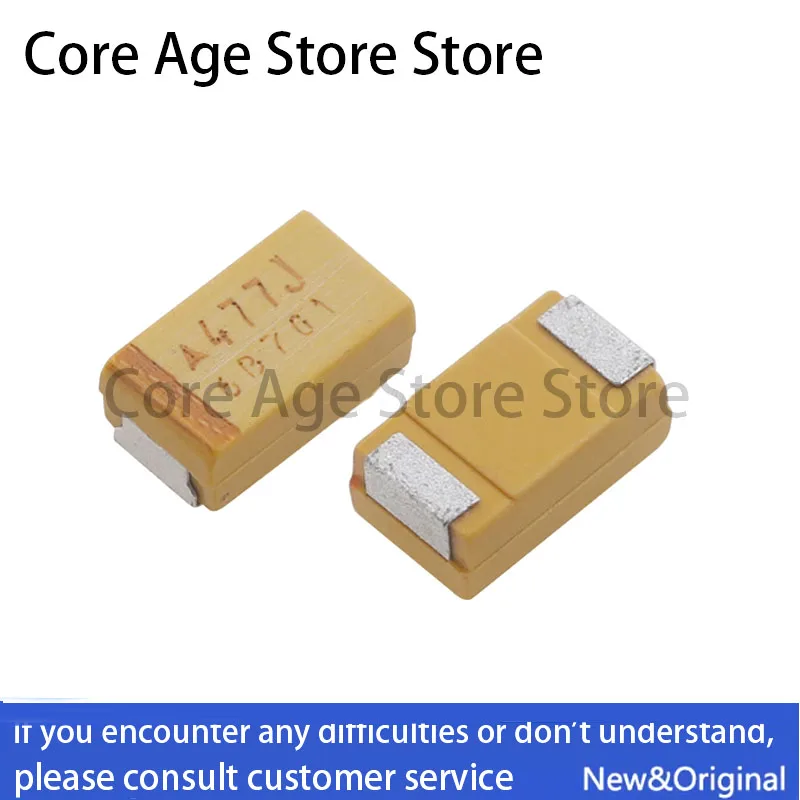 Original 20pcs/ 6.3V470UF 477 470UF 6V D7343 PS3 D Tantalum Capacitor ...