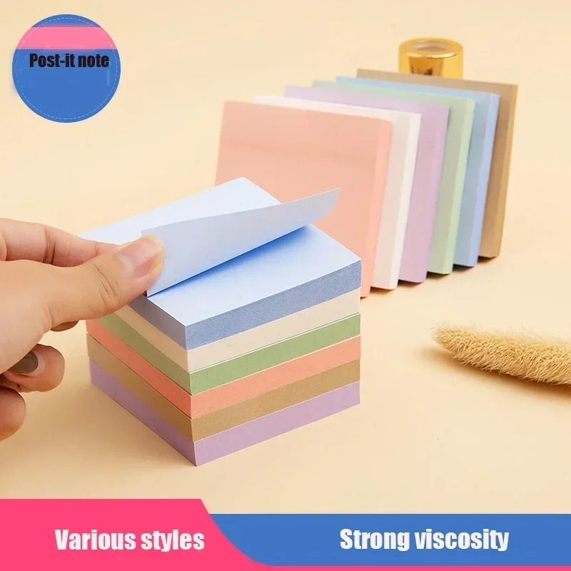 100-Sheets-Color-Cute-Paper-Memo-Pad-Sticky-Notes-Bookmark-Point-It ...