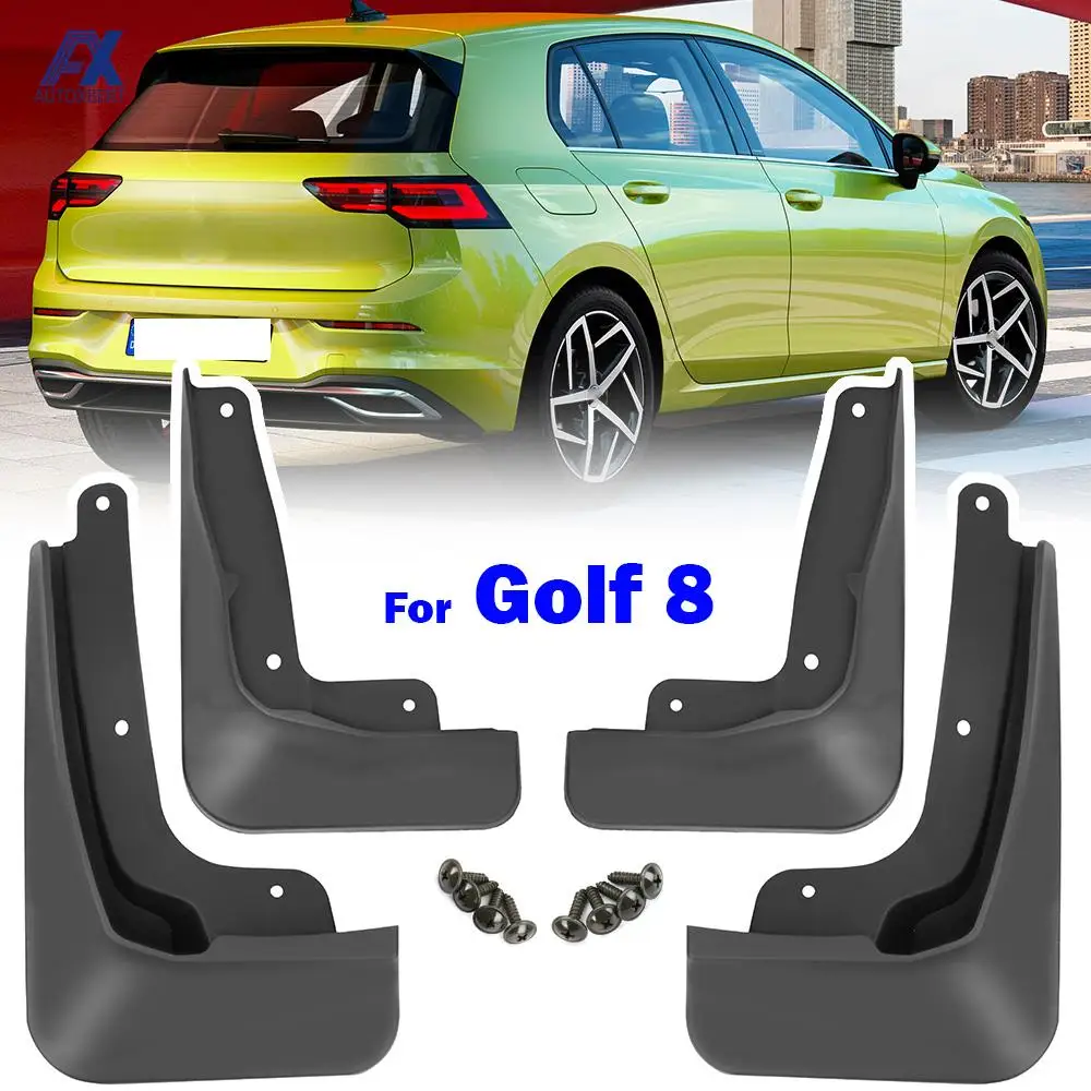 Set-4pcs-For-VW-Golf-MK8-8-2020-2021-2022-Car-Mudguards-Mud-Flaps ...