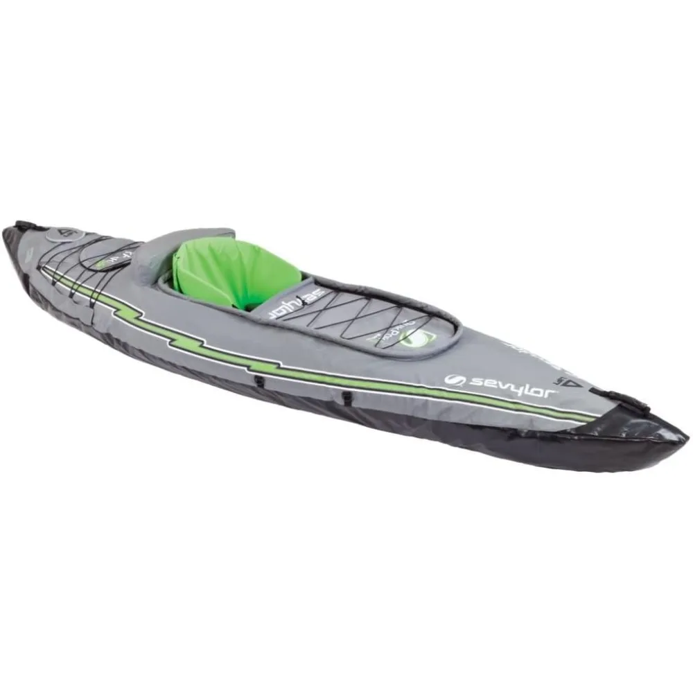 QuickPak-K5-24-Gauge-PVC-Polyester-1-Person-Inflatable-Kayak-w-Hand ...