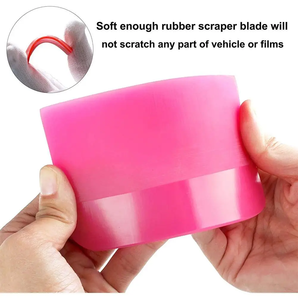 Pink Rubber Scraper