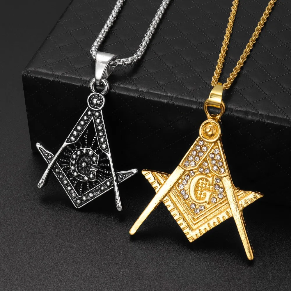 AG-Freemasonry-Inlaid-Hao-Stone-Pattern-Men-s-Pendant-Necklace-Fashion ...