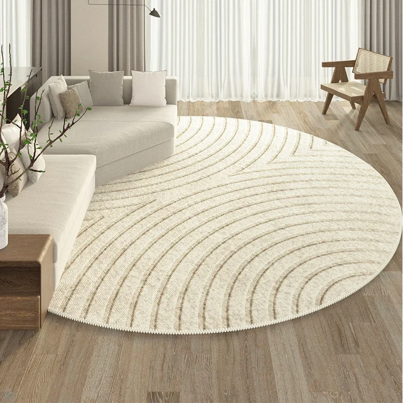 Minimalist-Solid-Colour-Round-Carpet-Large-Decorative-Living-Room-Sofa ...