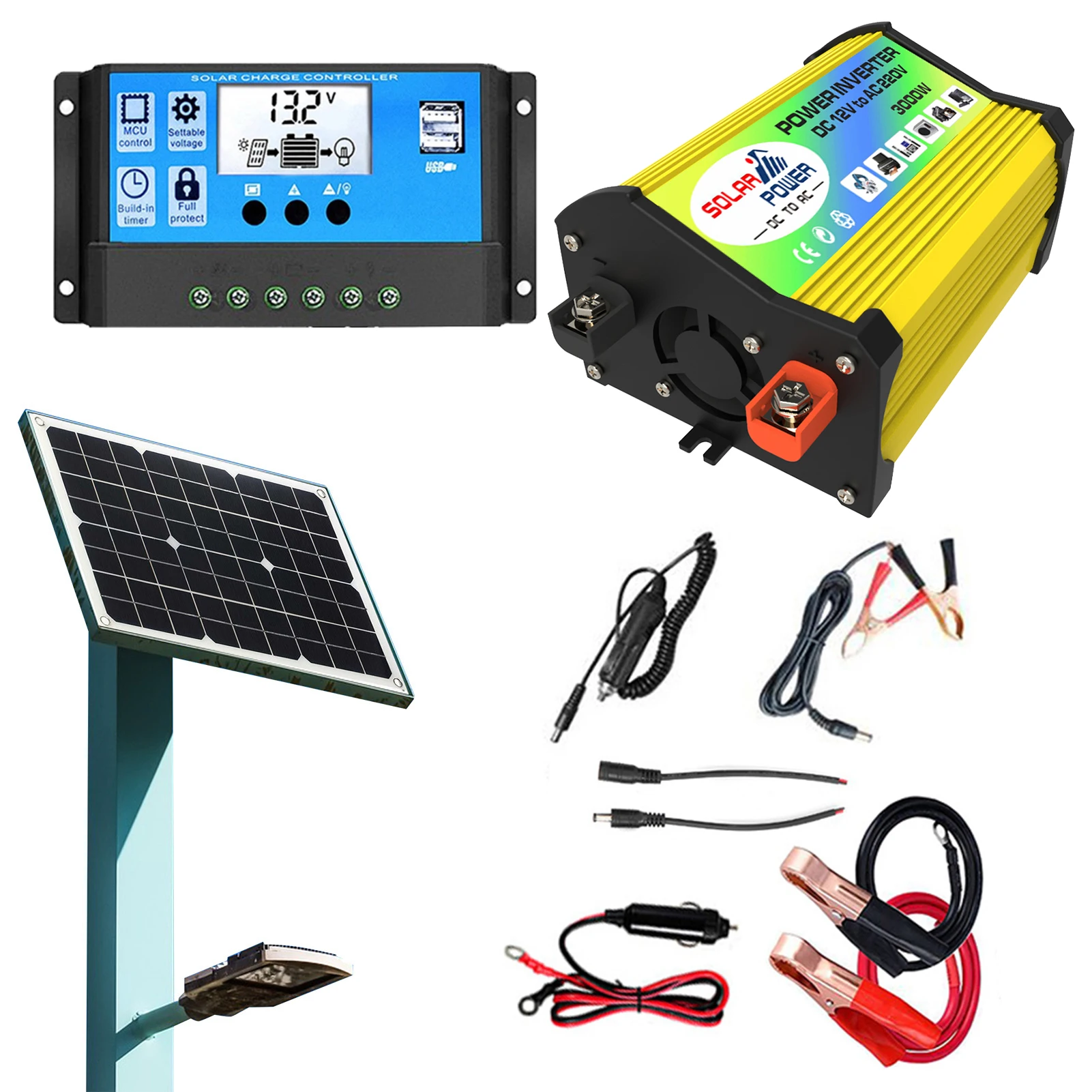 Solar-Power-System-Complete-Solar-Panel-Kit-For-RV-Solar-Power-System ...