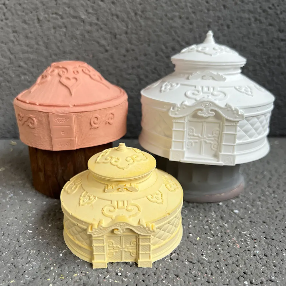 Mongolian Yurt Silicone Mold Nomadic Ethnic 3D Tent House Epoxy Resin ...