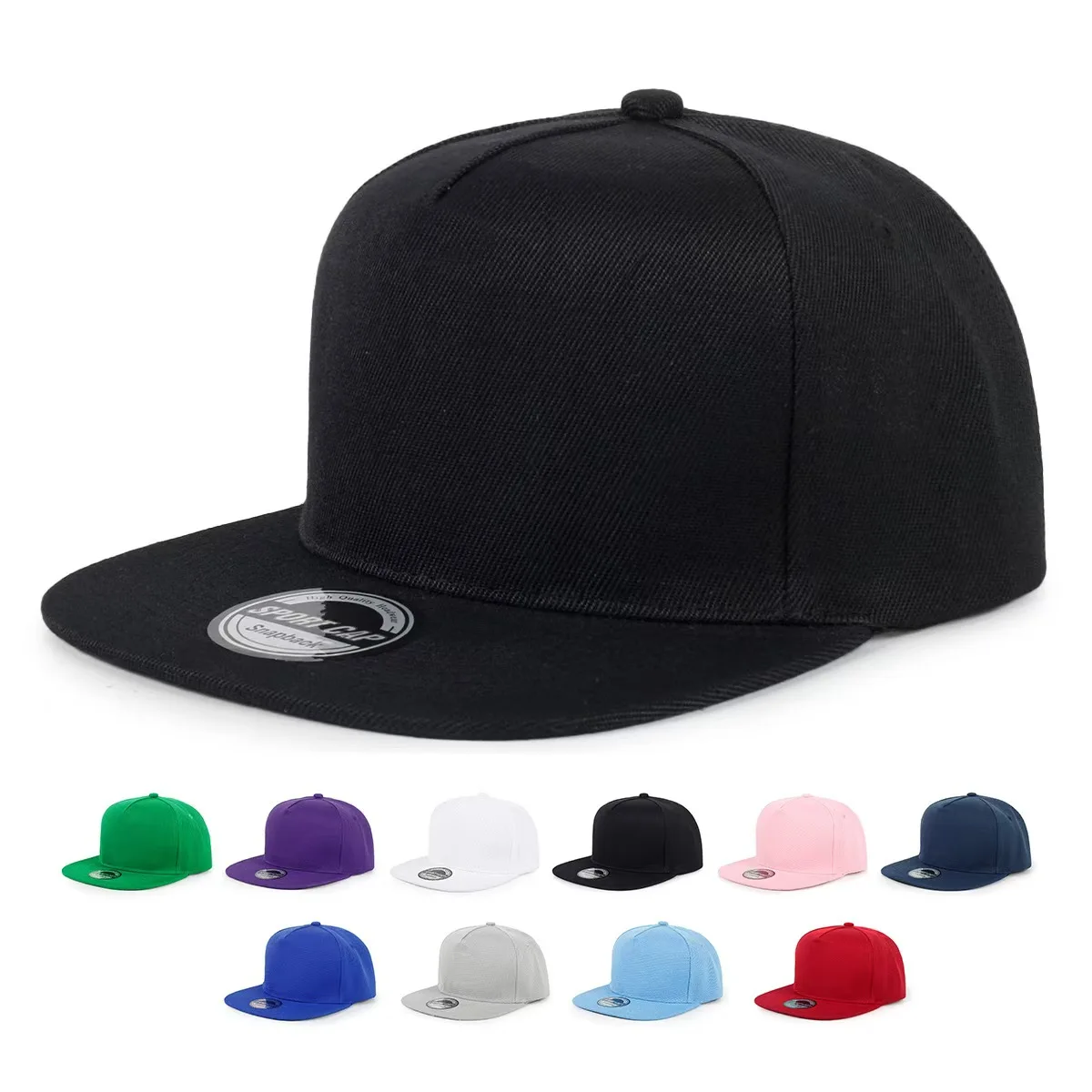 Chapeaux de Baseball unisexe, couleur unie, épissure, printemps-automne ...