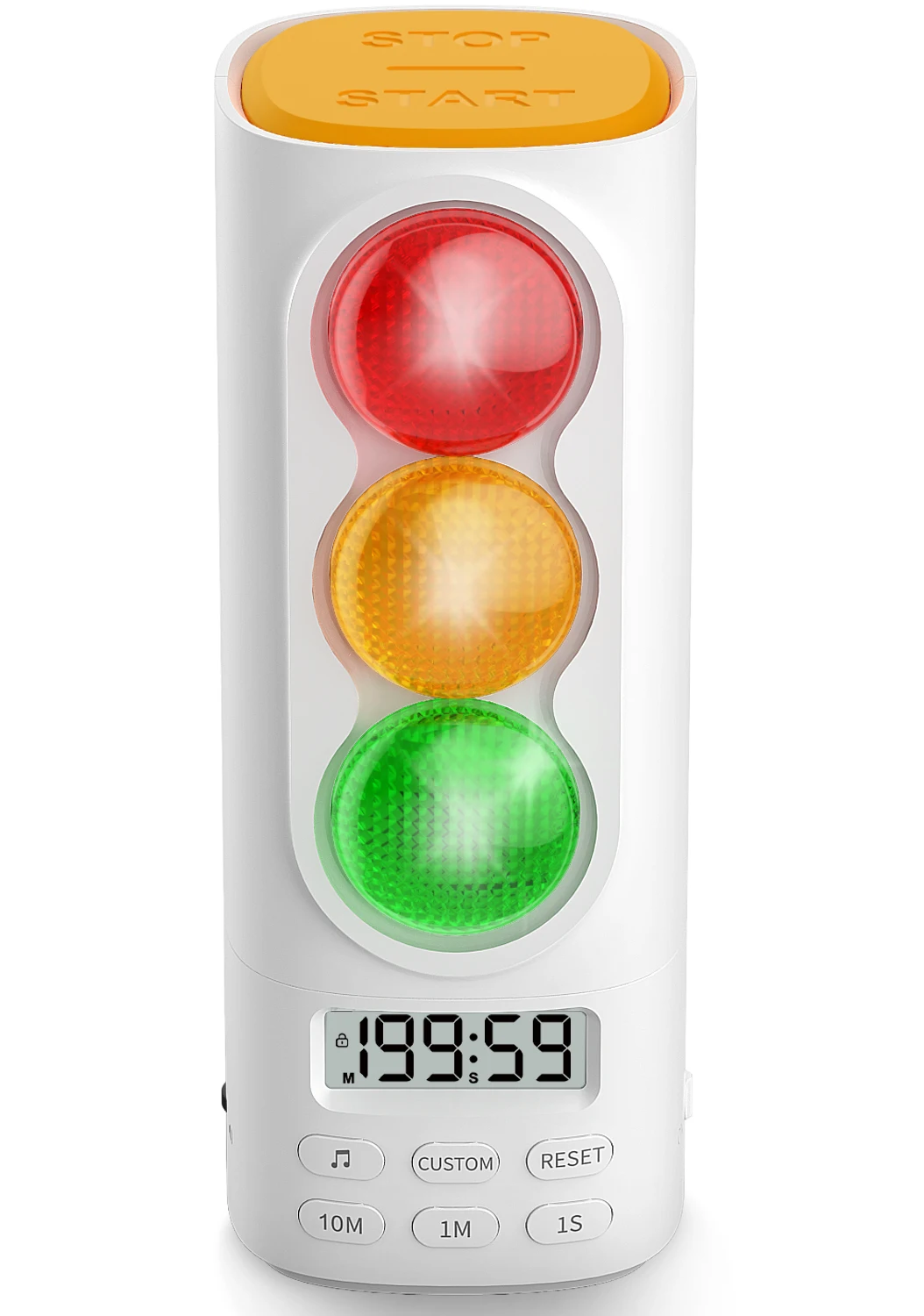 New Smart Traffic Light Visual Timer Audio Digital LCD Display for Kids ...