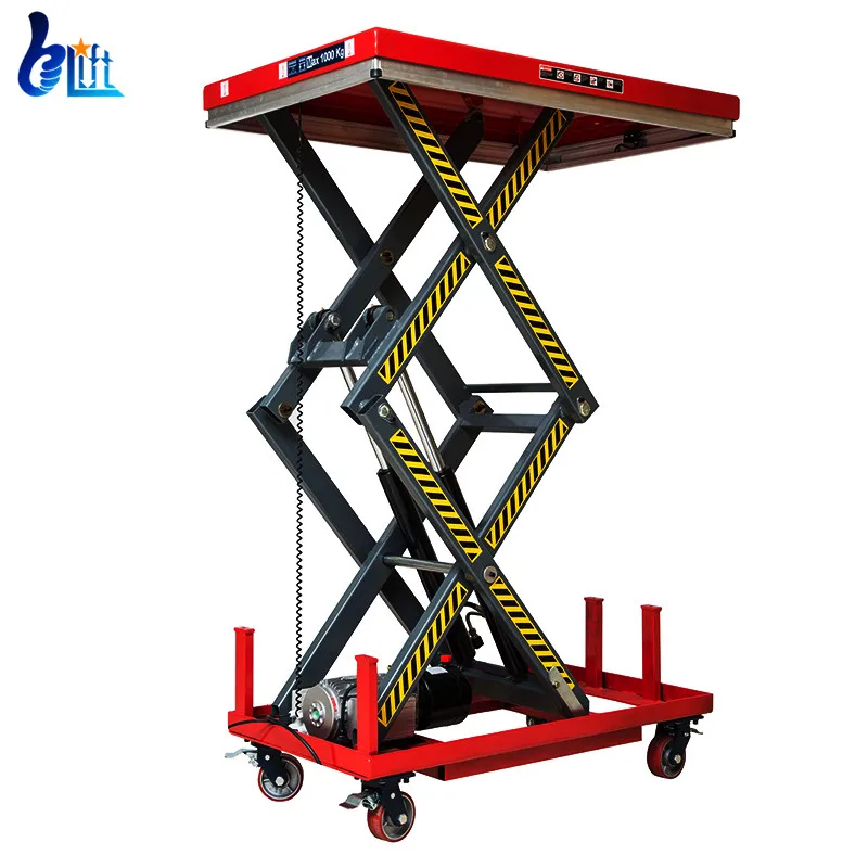 1m-2m-3m-4m-Durable-Fixed-Table-Lift-with-Foot-Step-Control-Safety ...