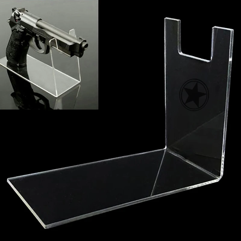 New-Boutique-Store-Display-Props-Clear-Acrylic-Outdoor-Pistols-Holder ...