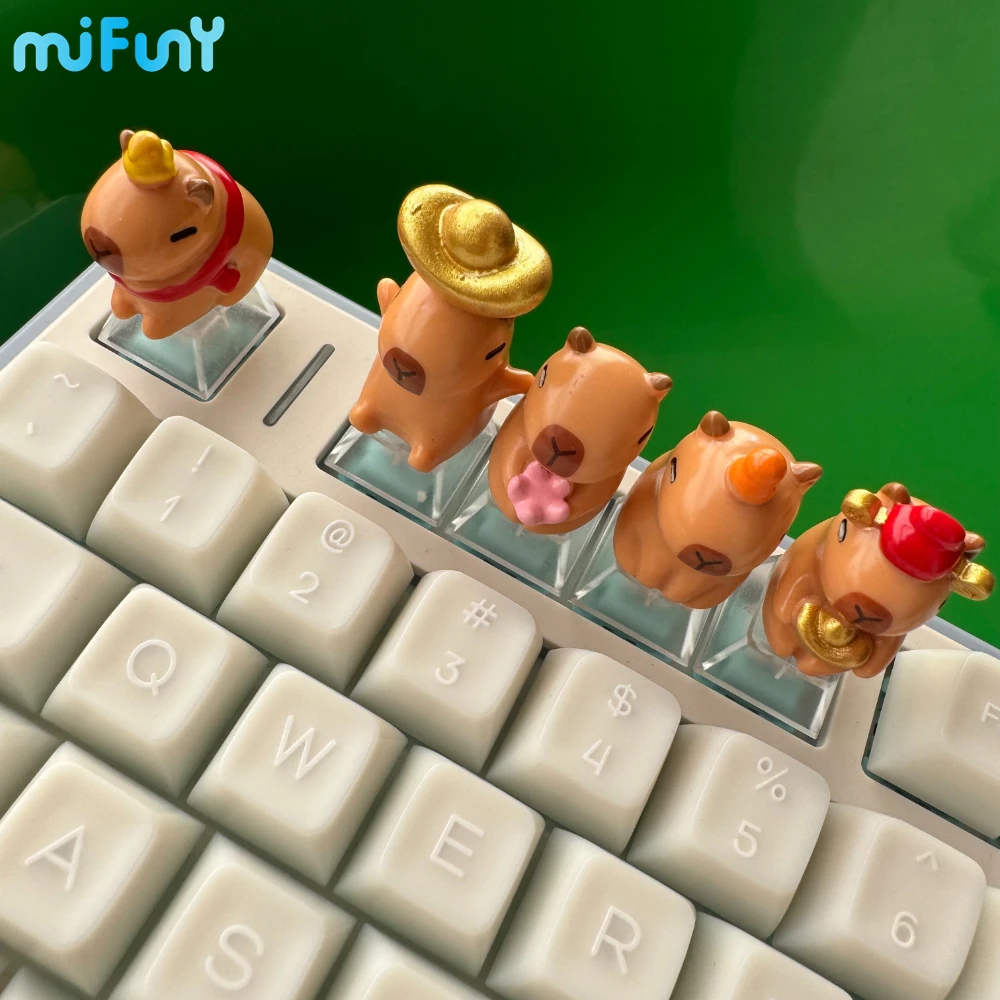 MiFuny-Artisan-Keycap-Animal-Capybara-Keyboard-Cap-Resin-Custom-KeyCap ...