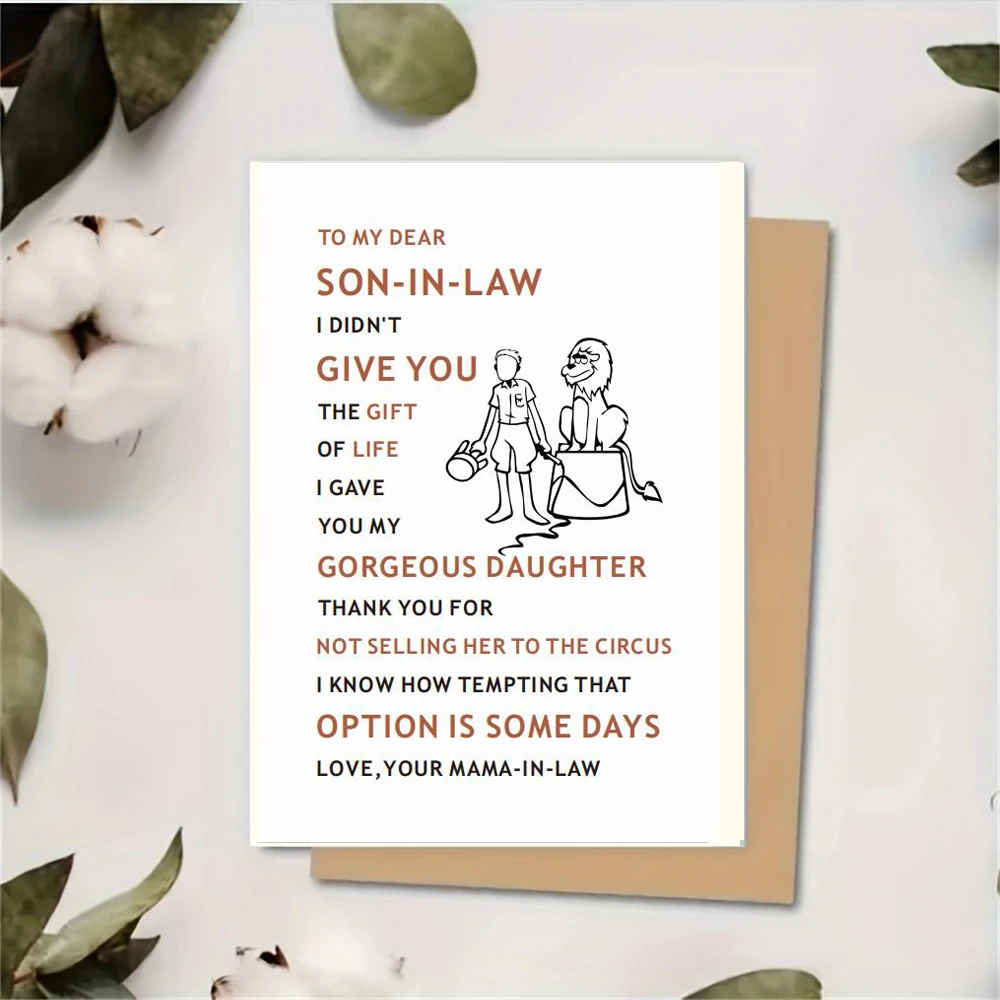 10pcs-Original-Greeting-Card-Heartfelt-Humorous-Dear-son-in-law ...