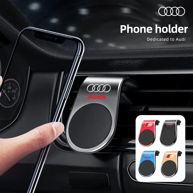 1Pcs-Car-Magnetic-L-shaped-Car-Dedicated-GPS-Phone-Holder-For-Audi-A7 ...