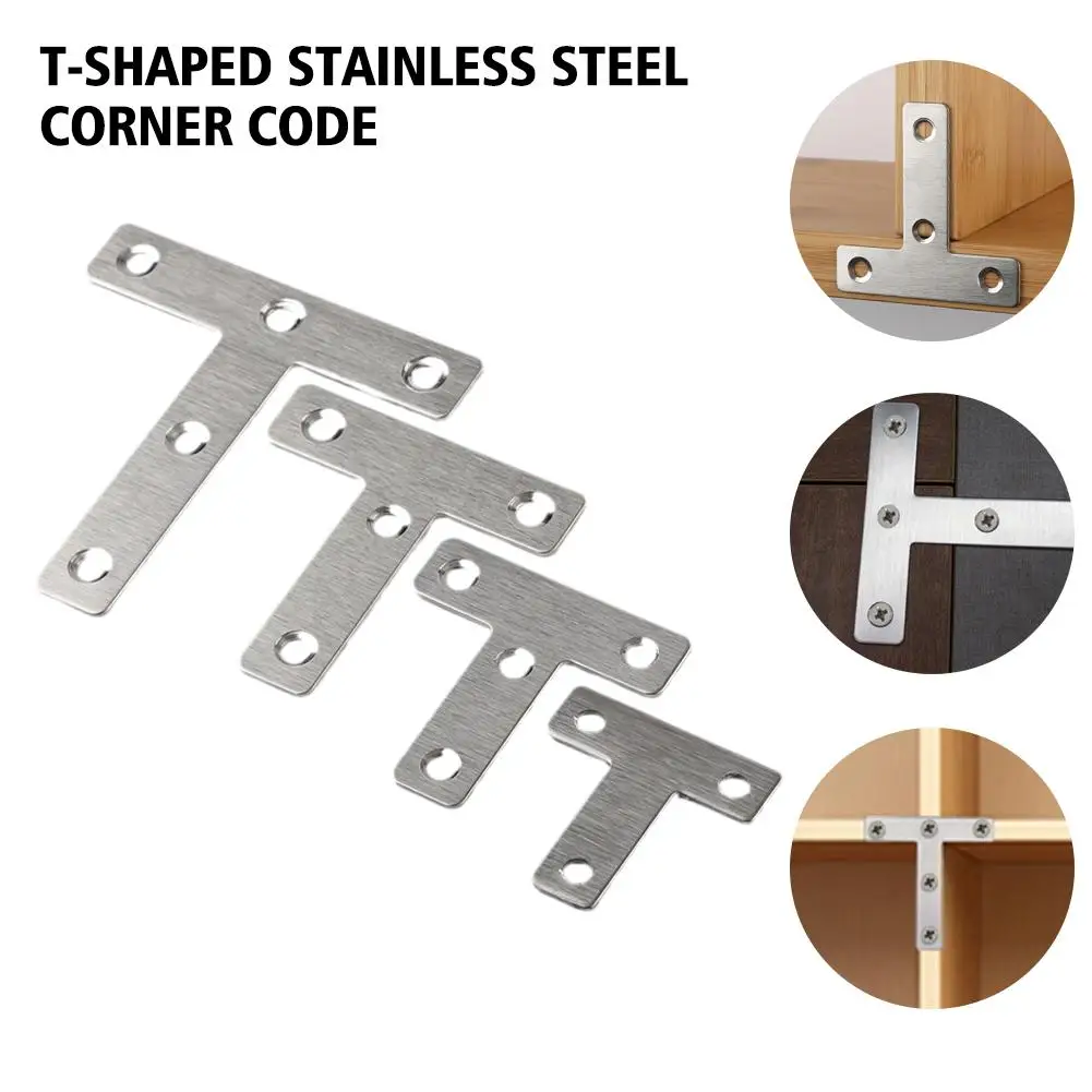 Stainless-Steel-T-Shaped-Corner-Brackets-Mending-Repair-Codes-Furniture ...