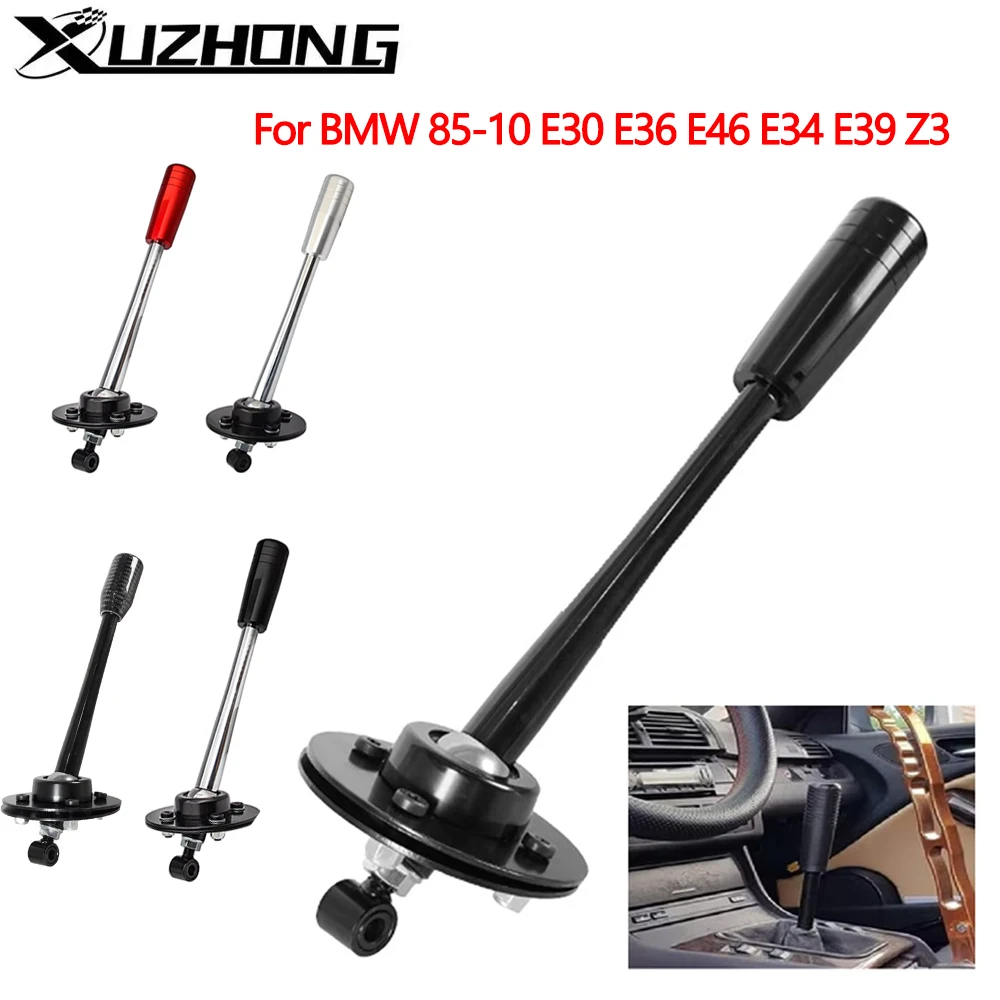 265mm-Adjustable-Throw-Short-Shifter-Lever-Gear-Knob-Black-For-BMW-85 ...