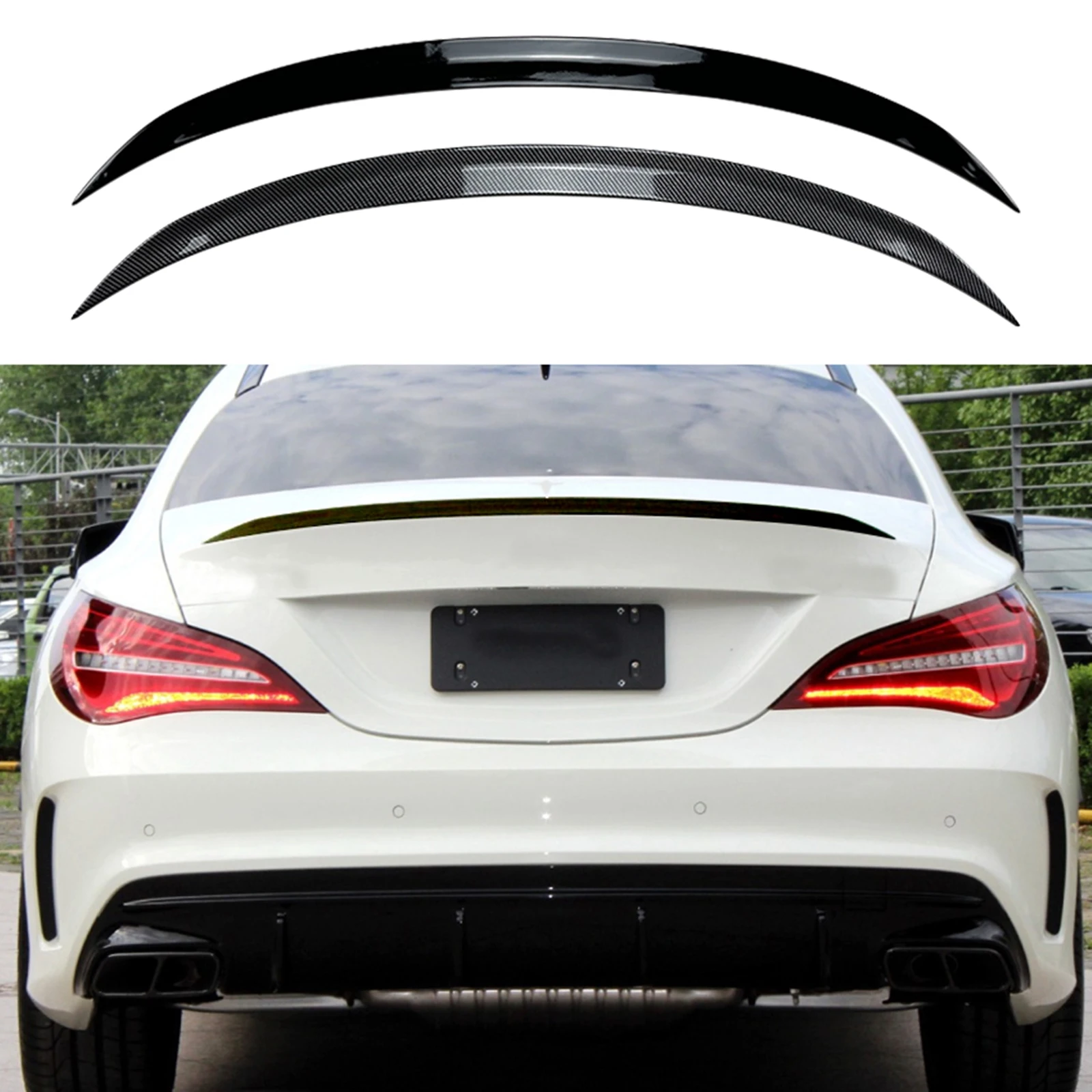 Rear-Trunk-Spoiler-Wing-Lip-For-Mercedes-Benz-CLA-Class-W117-C117 ...