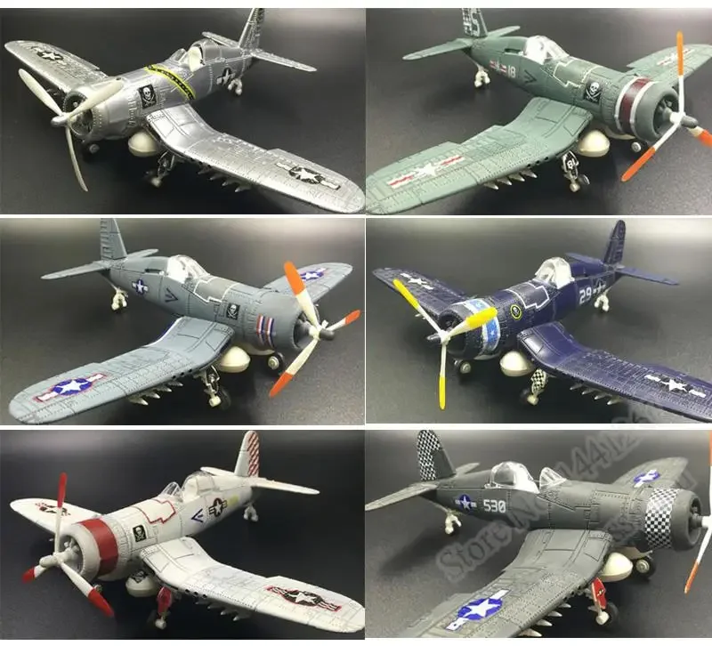 6pcs-set-World-War-II-the-United-States-F4U-Pirate-Carrier-Fighter-4D ...