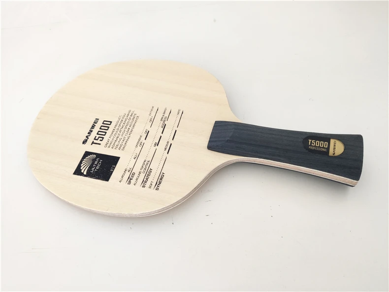Ping Pong Paddles Professional SANWEI T5000 Carbon Table Tennis Blade ...