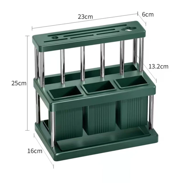 Kitchen Cutlery Holder Spoon Fork Chopstick Storage Rack Utensils ...