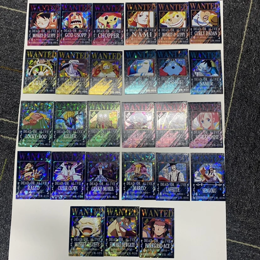 Tarjeta flash de One Piece Monkey D Luffy Nami Portgas Ace Usopp Bounty ...