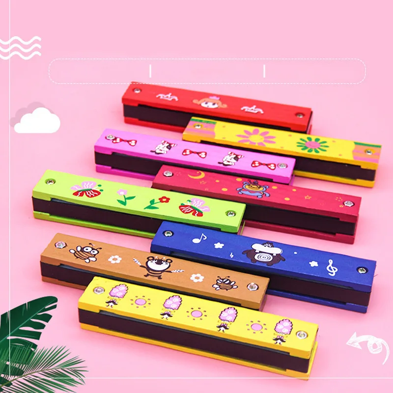 Instrument-Musical-Toy-Carton-16-holes-Cute-Harmonica-Kids-Educational ...