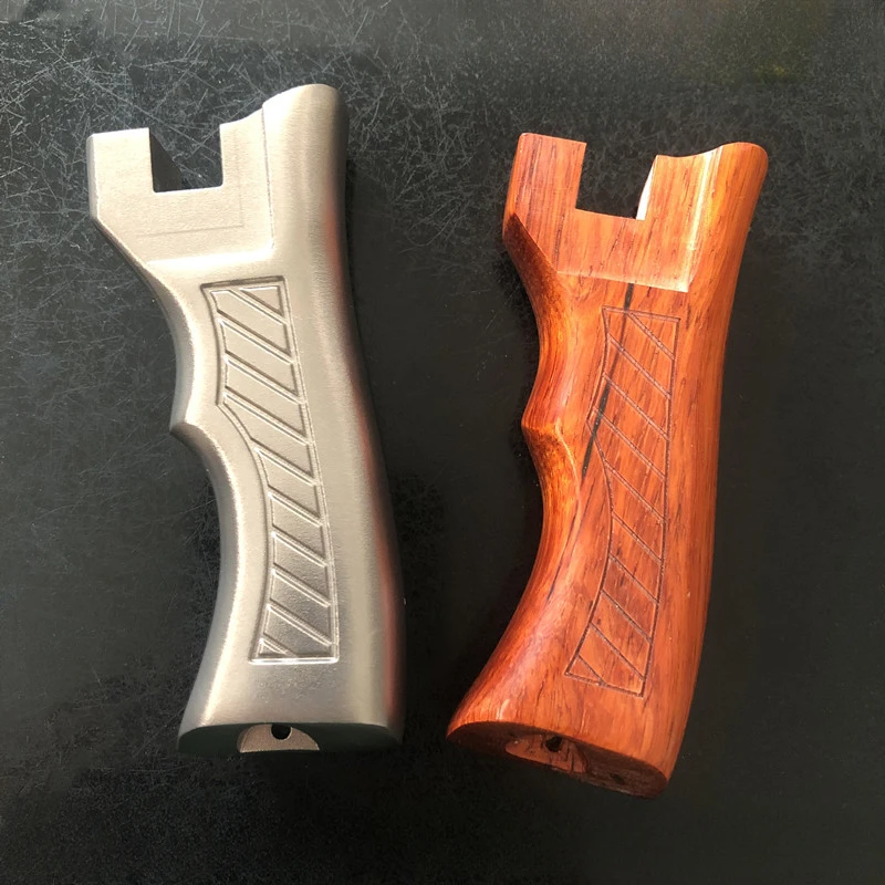 Wood-Slingsshot-Shooting-High-Precision-Sling-Handle-and-Aluminium ...