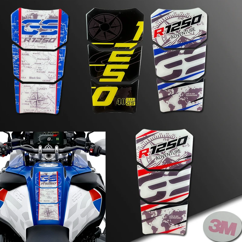 3D Motorcycle Tank Pad Protector Stickers Decal Accessories For BMW ...