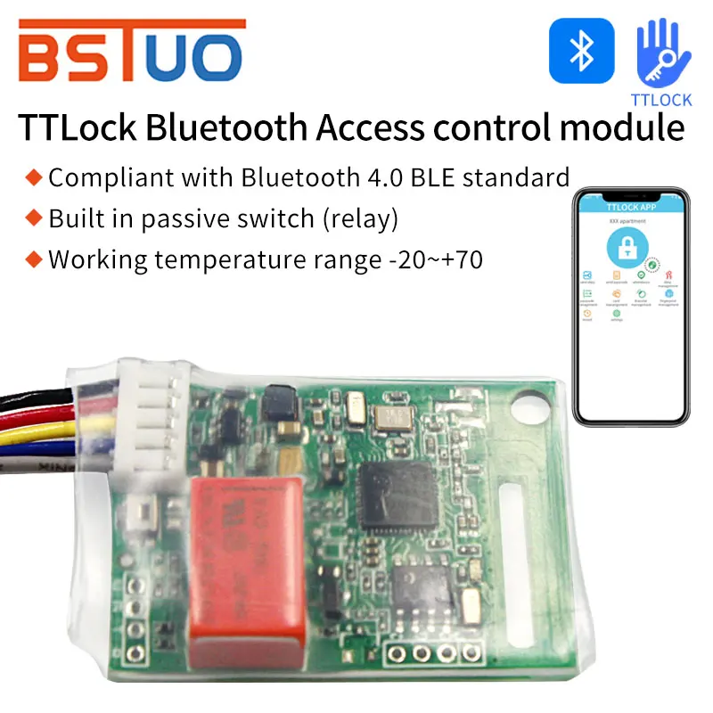 8-18V-TTLOCK-App-Bluetooth-Relay-Switch-Reader-Unlock-Module-For ...