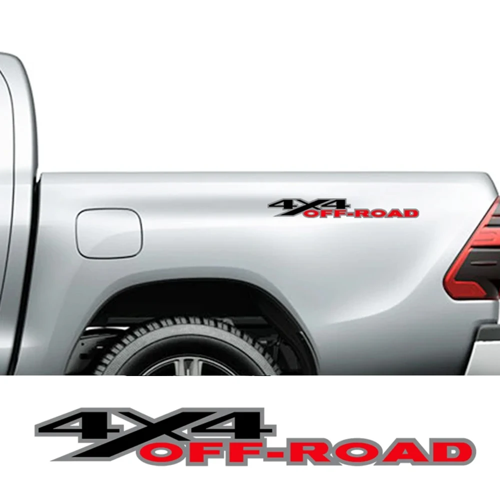 2Pcs 4X4 Off Road Stickers Car Graphics Decor Decal For Ford F150 ...