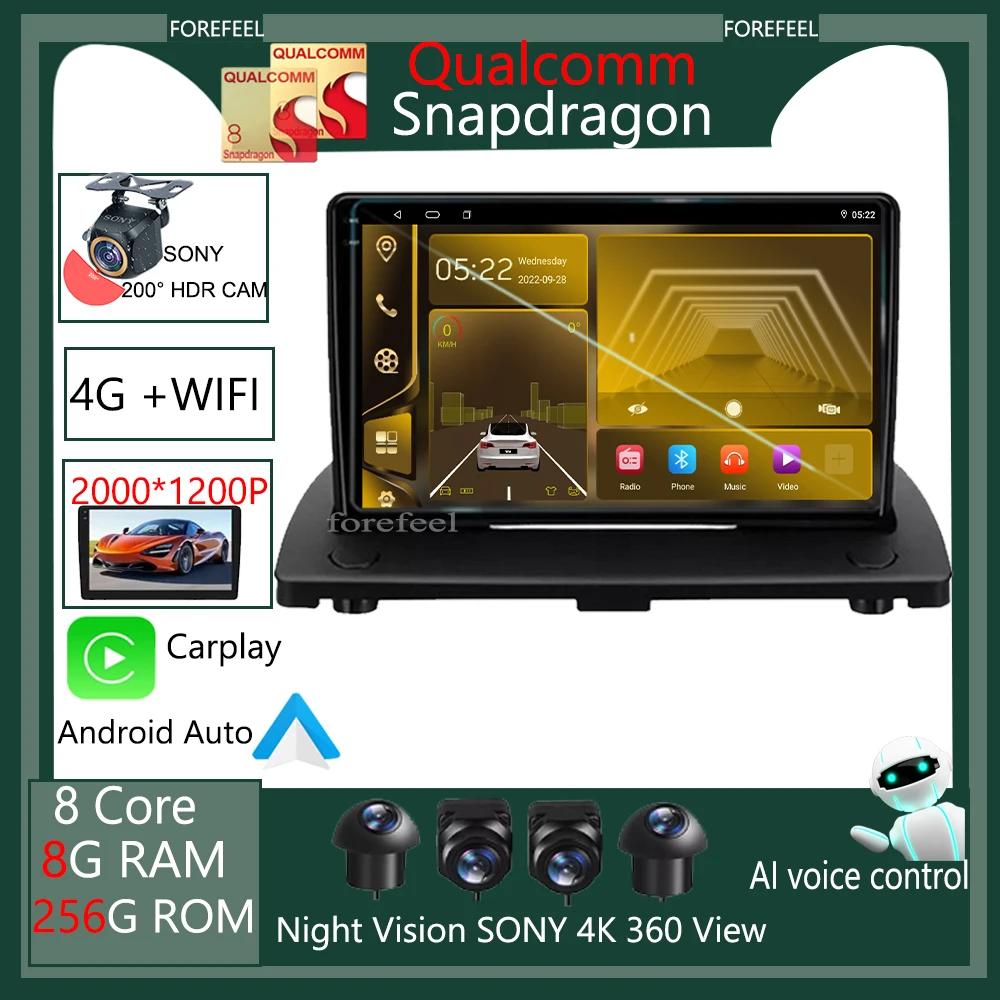 For-Volvo-XC90-C-2002-2014-Qualcomm-Carplay-Android-Car-Radio ...
