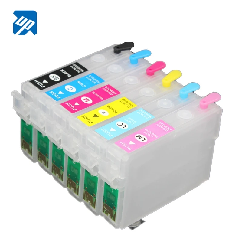 T0801 Refillable ink Cartridges for epson RX560 R285 RX585 px720wd ...