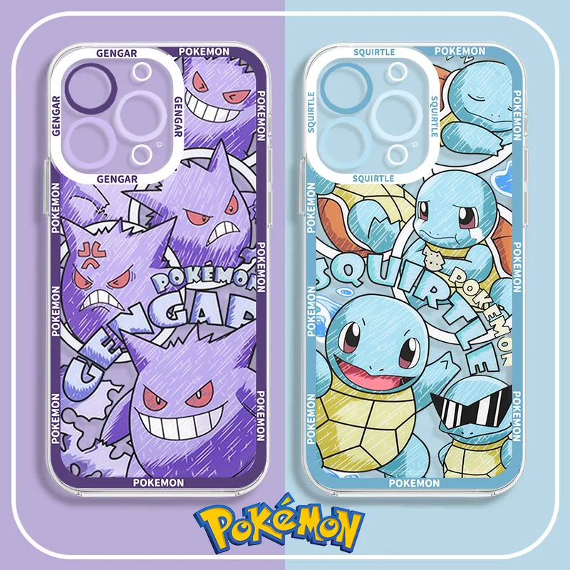 Funda-transparente-de-silicona-de-Pok-mon-para-Samsung-Galaxy-carcasa ...