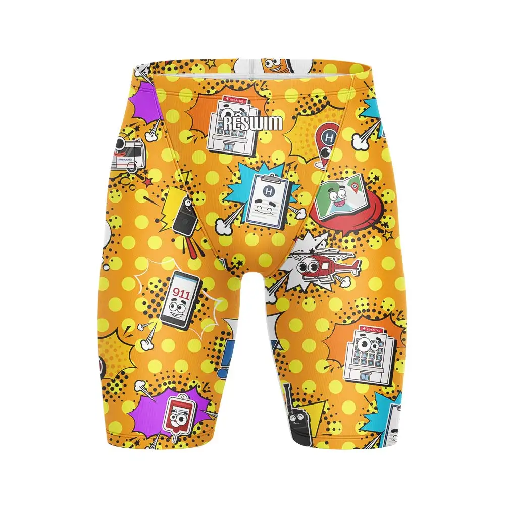 Summer Swimming Trunks Men's Swimwear Swim Jammers Shorts Athletic ...