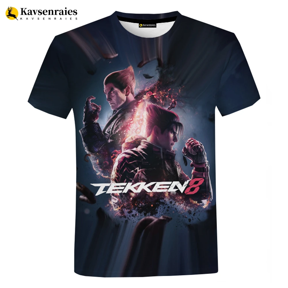 2023 New Fashion Game Tekken 8 Printed 3D T-shirt Men Women Children Summer Casual Streetwear ...