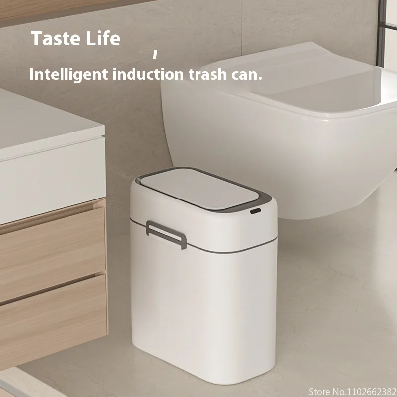 9L-Kitchen-Trash-Bin-Bathroom-Touch-Trash-Can-In-The-Toilet-Smart ...