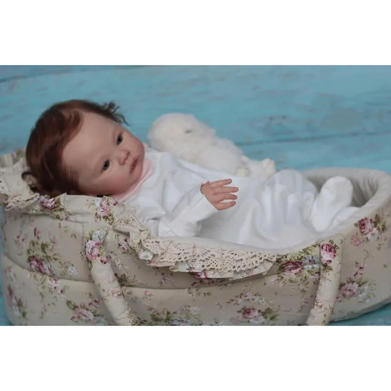 49CM Bebe Doll Newborn Baby Reborn Meadow Soft Cuddly Body Lifelike 3D ...
