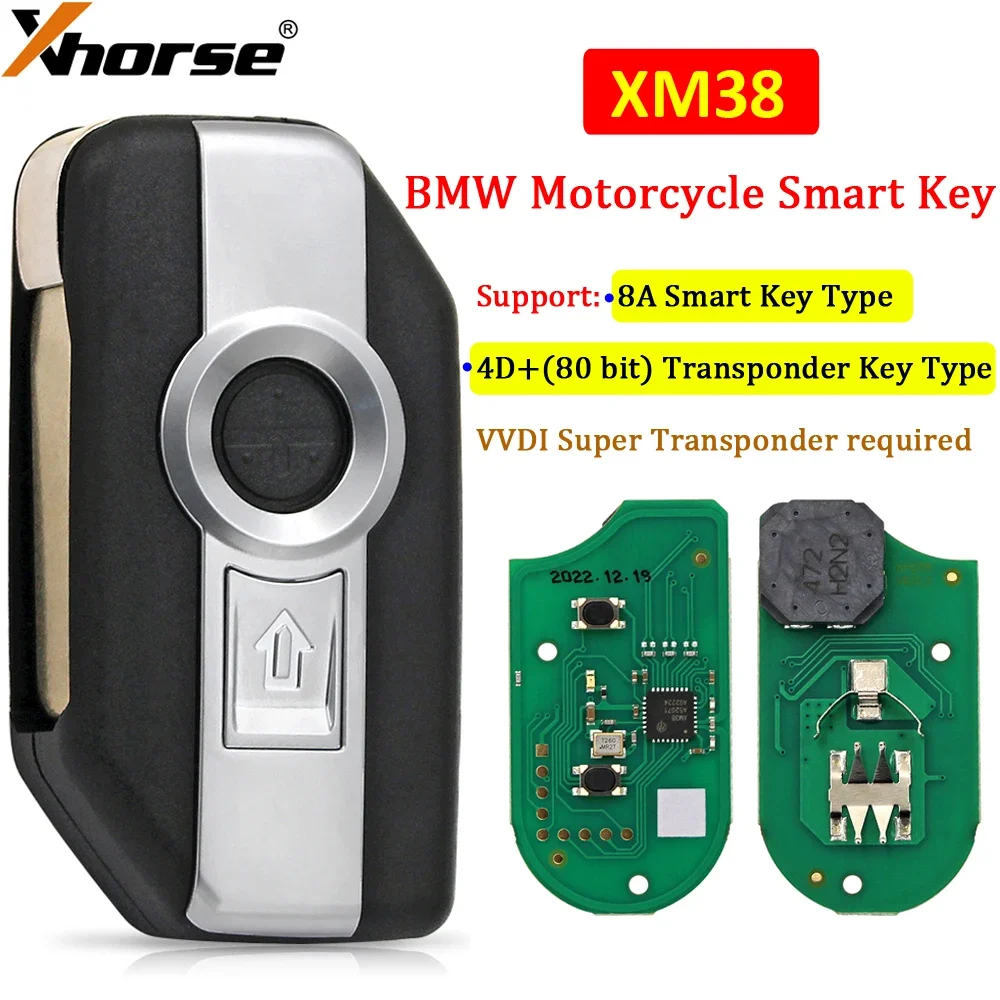 Xhorse-XM38-Smart-Key-for-BMW-Motorcycle-Support-8A-Smart-Key-Type-4D ...