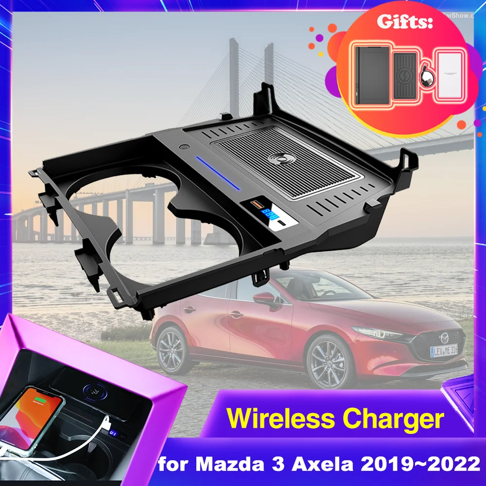 15W-Car-Wireless-Charging-Pad-for-Mazda-3-Mazda3-Axela-BP-2019-2022 ...