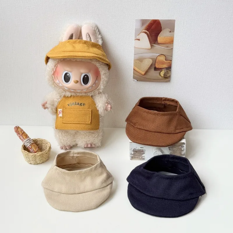Retro Apron for 17cm Labubu 10cm Baby Dress wiht Retro Hat Mini Doll ...