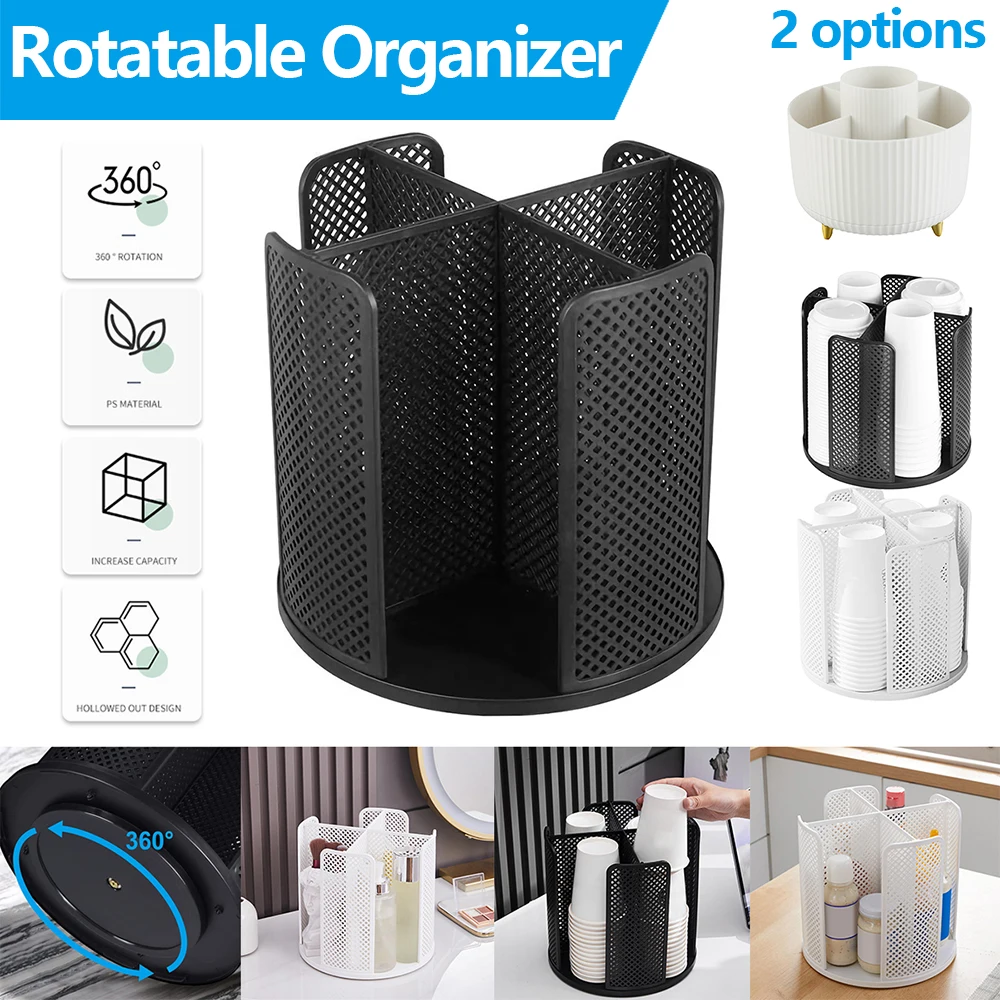 Coffee-Cup-Dispenser-360-Rotatable-Cup-Organizer-Detachable-4 ...