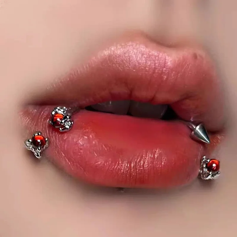 EVISPOL 16G Stianless Steel Dragon Claw Labrat Lip Rings for Women C ...