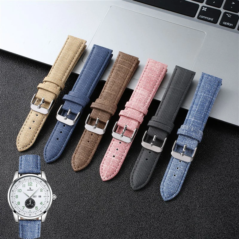 denim-Leather-Strap-10mm-12mm-14mm-16mm-18mm-20mm-22mm-Denim-Watch-Band ...