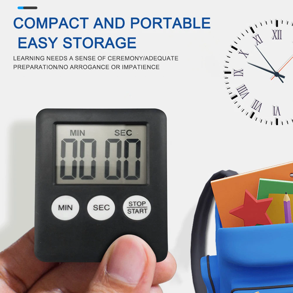 Digital-Electronic-Timer-Stopwatch-Multi-Function-Portable-Stopwatch ...