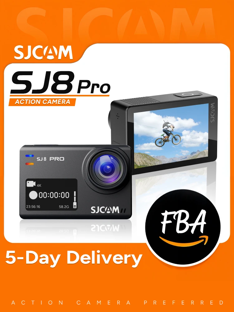 SJCAM SJ8 Pro Action Camera 4K 60fps 2.33 Inch Touch Screen Waterproof ...