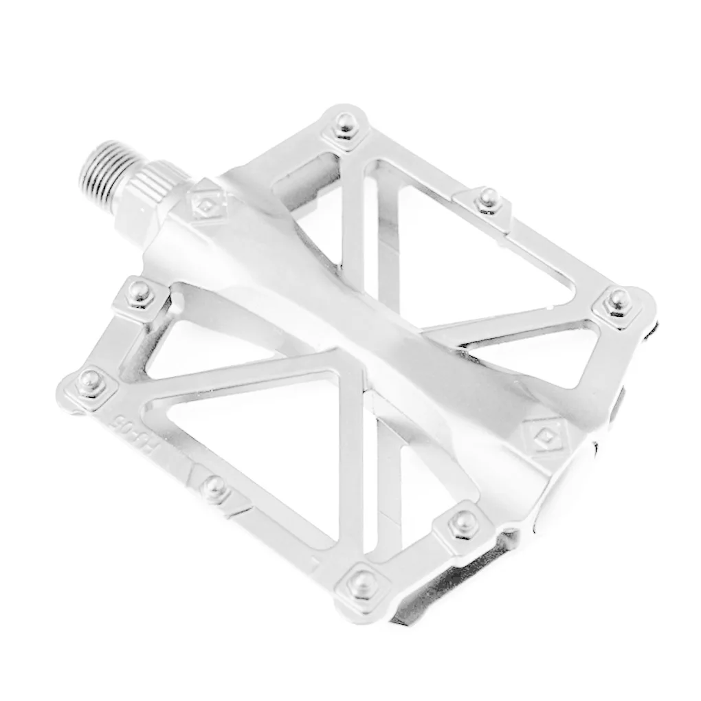 Bicycle Aluminum Alloy Flat Platform Pedals For Road Mountain Bike ...