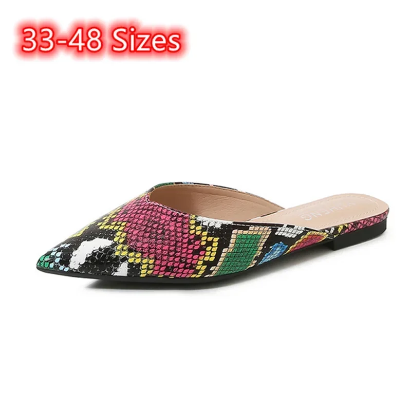 Women-Sexy-Retro-Snake-Texture-Slippers-Front-Closed-Toe-Outdoor-Spongy ...