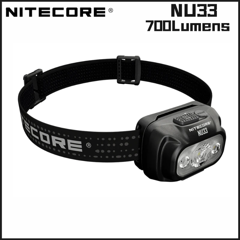 Original Nitecore Nu33 Headlamp 700lumens Primary White Led Usb-c ...