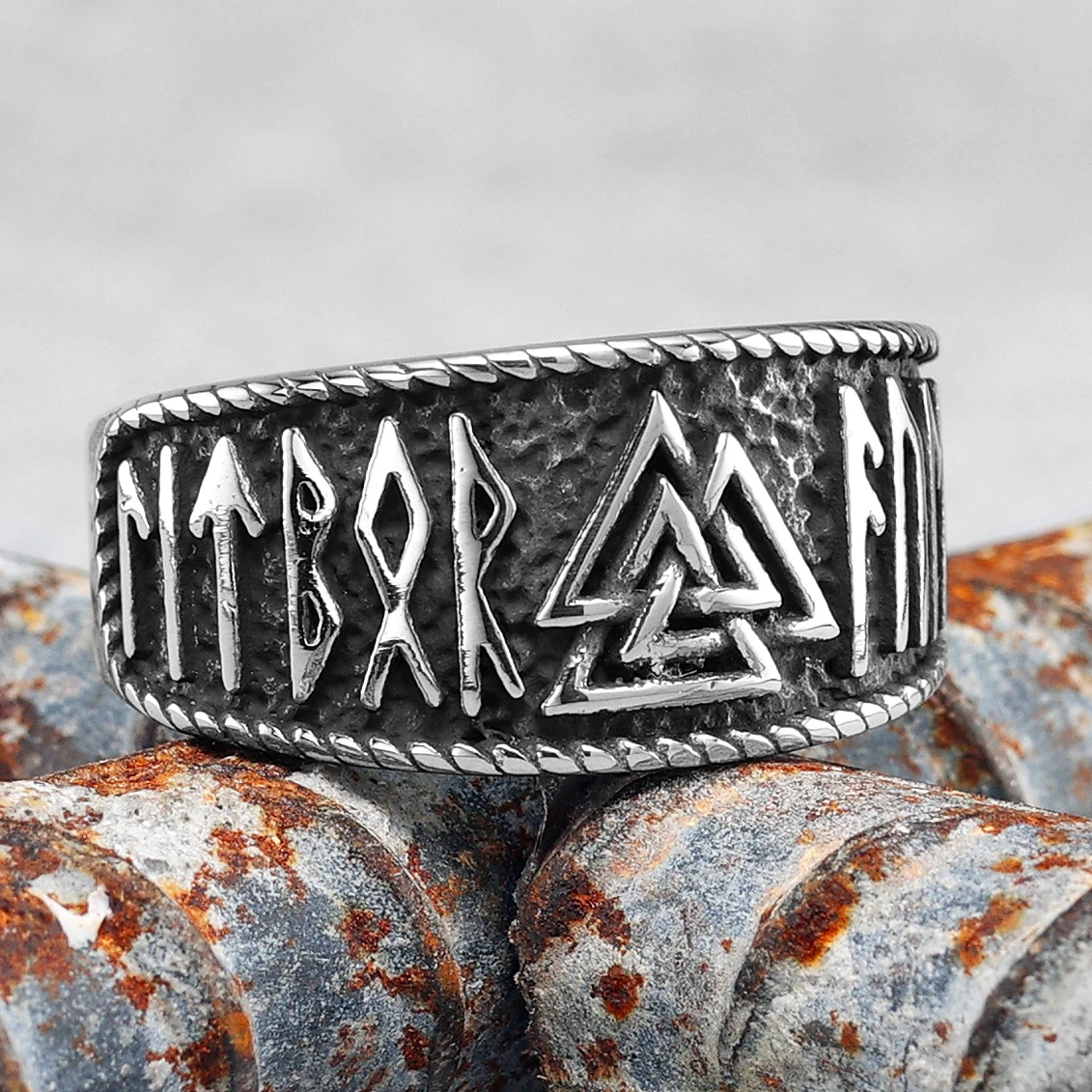 Viking-Characters-Rings-316L-Stainless-Steel-Men-Ring-Nordic-Rock-Punk ...