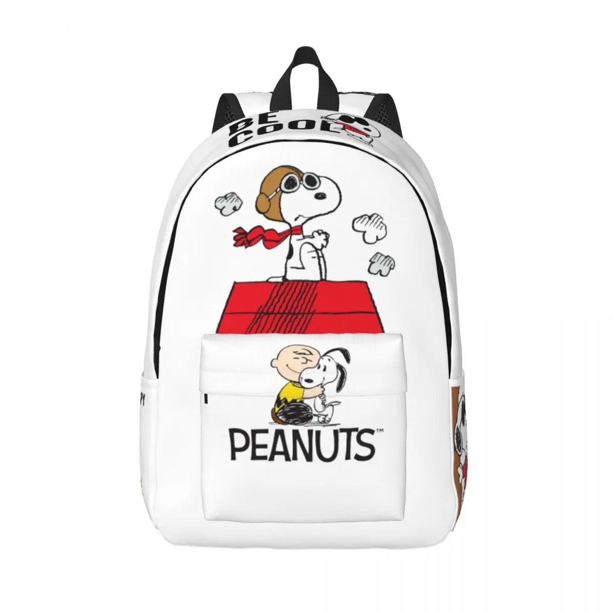 Peanuts-Snoopy-Dog-and-Woodstock-mochila-Middle-High-School-estudiante ...